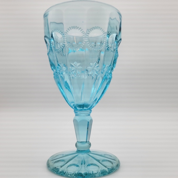 Fenton | Kitchen | Fenton Moon And Stars Rare Blue Stem Glass Boho ...